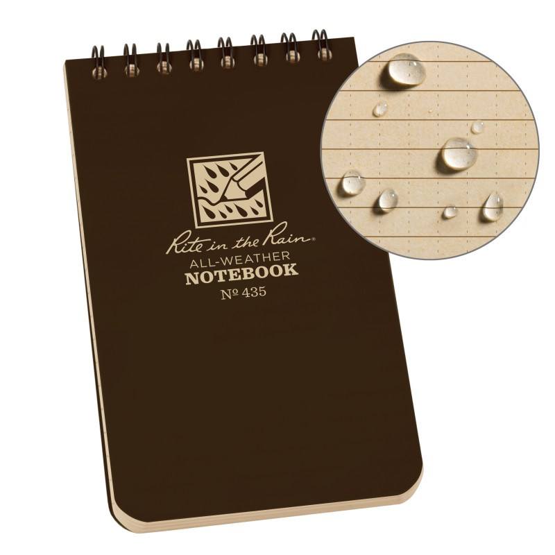 Rite In The Rain Top Spiral Notebook 3 X 5 No 135