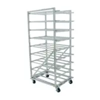 Advance Tabco CR10-54 Can Rack Low-Profile Mobile Design with Aluminum Top