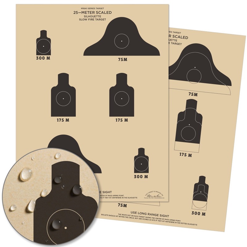 Rite in the Rain 25M Alt C Qualification Target, 17x22, No.9127