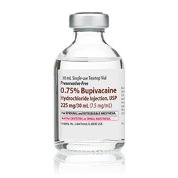 Bupivacaine Injectable 0.75%, 30mL - Preservative Free