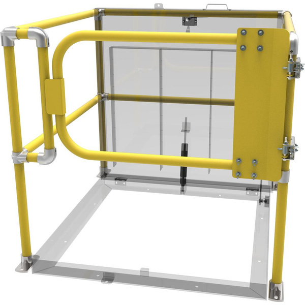 Floor Door Safety Railing | Nystrom