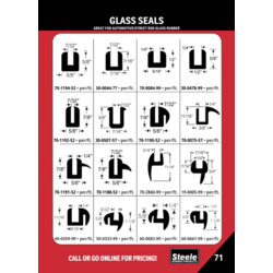 Steele Rubber Products - Glass Seals Sample Pack