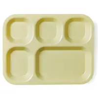 Cambro 14105CP161 Camwear 5-Compartment Copolymer Tray | Cook's Direct
