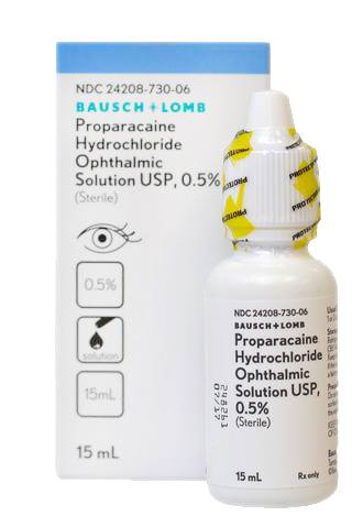 Proparacaine Drops 0.5%, 15mL - Ophthalmic Anesthetics