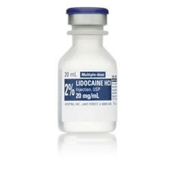 Lidocaine Injectable 2%, 20mL