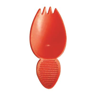 Cook's Orange Mini Spork for High Security Meal Serving