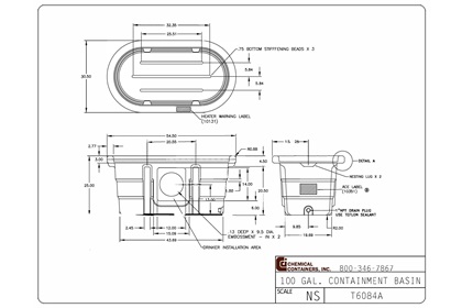 CCI - Poly Containment Tubs