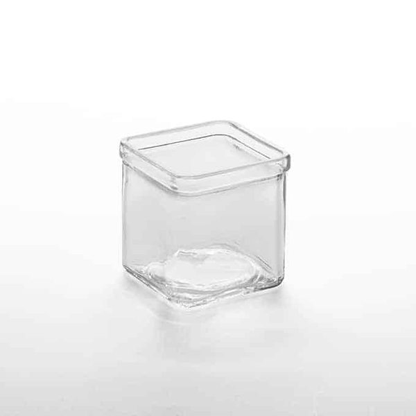 American METALCRAFT, Inc. - GLASS JAR, SQUARE, 8 OZ.