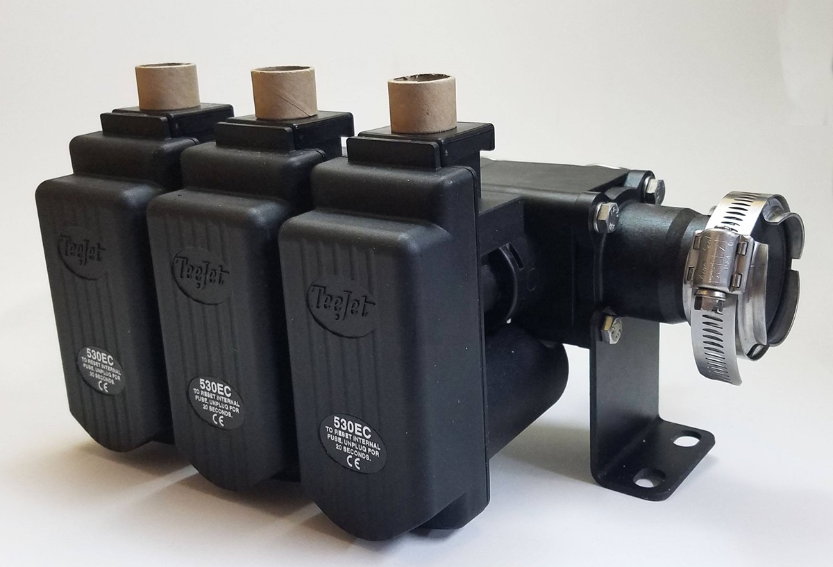 CCI - TeeJet 530 Series Electric 2-Way Valve Assembly | 3 Section