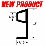 Steele Rubber Products - Marine - Windshield Screw Track Cover Trim