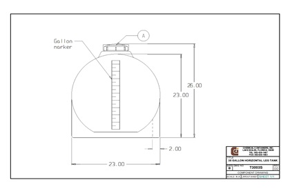 CCI - Horizontal Leg Tanks