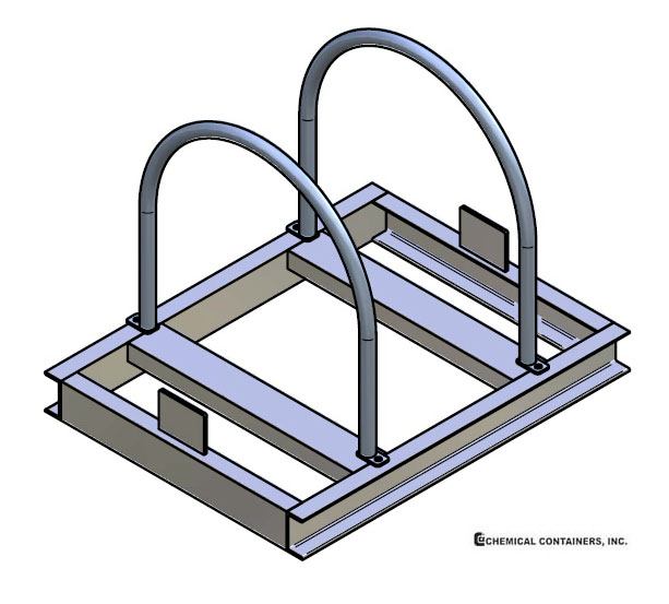 CCI - 35 Gallon Horizontal Leg Tank Base