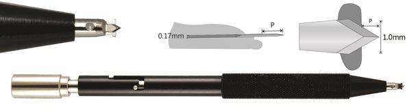 Long Handle Rubenstein Preset LRI Diamond Knife for Astigmatism Management